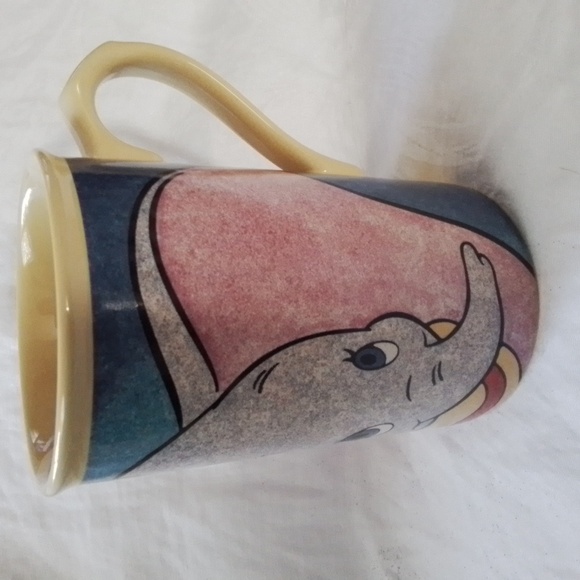 Disney | Dining | Disney Dumbo Tall Coffee Mug Cup Flying Elephant ...
